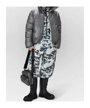 Rains Zip-up Hooded Down Jacket