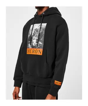 Heron Preston Long-sleeved Hooded Sweatshirt