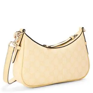 Gucci Monogram Shoulder Bag - Nude