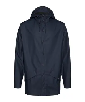 Rains Hooded Long-sleeved Raincoat