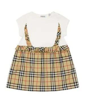 Burberry Check Panel Dress