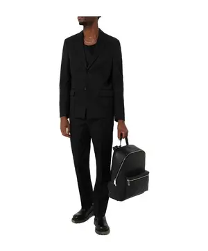 Off-White Embroidered Wool Long Sleeve Blazer