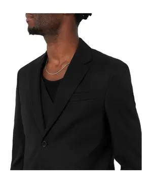 Off-White Embroidered Wool Long Sleeve Blazer