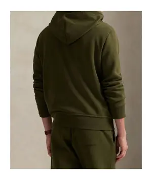 Polo Ralph Lauren Technical Full Zip Logo Hoodie - Green
