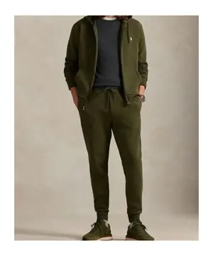 Polo Ralph Lauren Technical Full Zip Logo Hoodie - Green