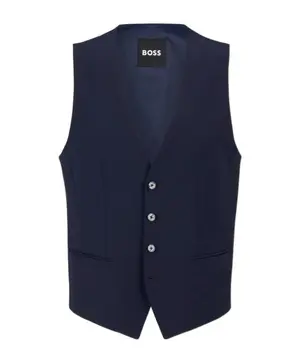 Hugo Boss Jasper Slim-fit Waistcoat - Black
