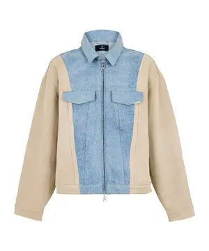 REPRESENT Classic Denim Jacket With Metal Button Closures