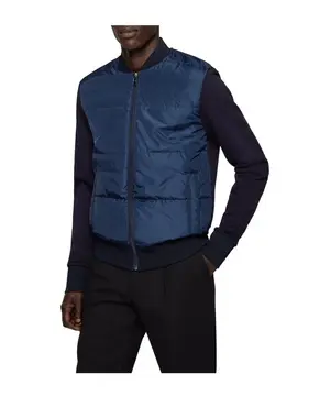 Hugo Boss Skiles Quilted Hybrid Bomber Jacket