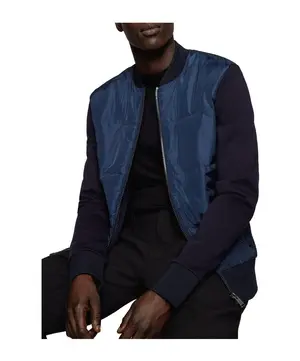 Hugo Boss Skiles Quilted Hybrid Bomber Jacket