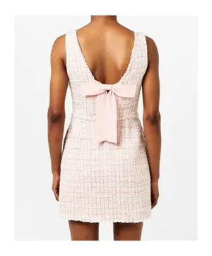 LoveShackFancy Sleeveless Bow Detail Dress