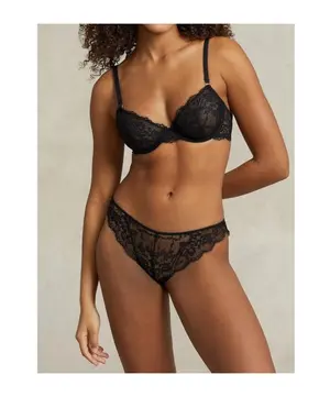 Ralph Lauren Lace Demi-cup Bra