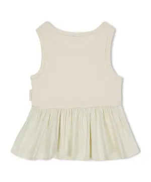 Moncler Logo Embroidered Sleeveless T-shirt