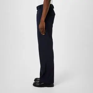 Dries Van Noten Wool-blend Mid-rise Long Pants
