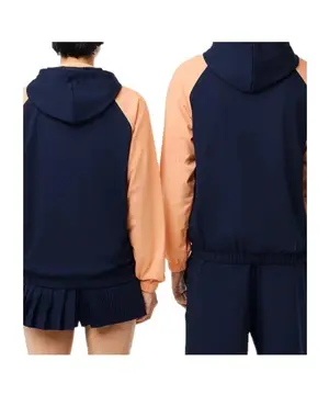 Lacoste Color-block Zip-up Hooded Jacket