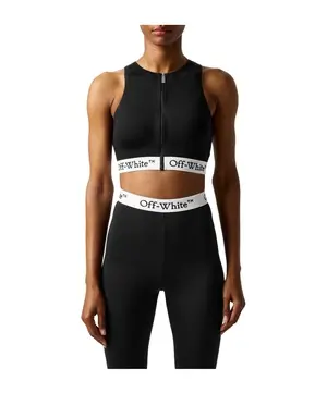 Off-White Zip Up Sports Vest
