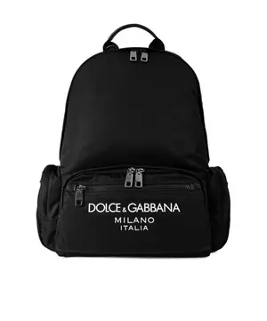 Dolce & Gabbana Nylon Backpack - Black