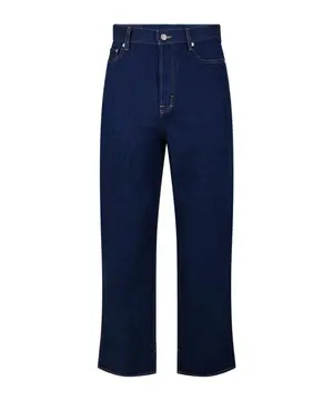 Gucci Logo Patch Jeans - Black
