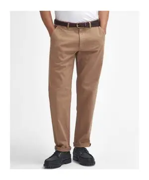 Barbour Washed Stretch Tailored Trousers - Stone