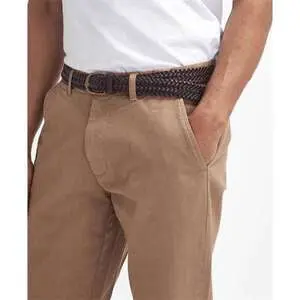 Barbour Washed Stretch Tailored Trousers - Stone