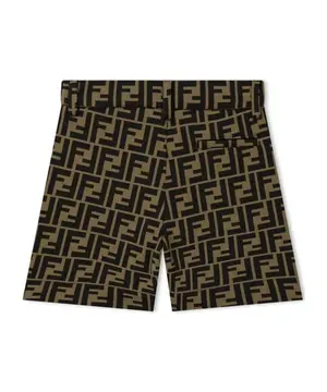 Fendi Ff Monogram Jacquard Shorts