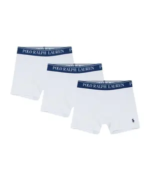 Polo Ralph Lauren 3-pack Mid-rise Boxer Briefs - White