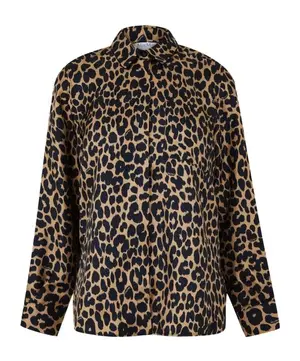 Max Mara Etna Long-sleeved Printed Shirt