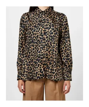 Max Mara Etna Long-sleeved Printed Shirt