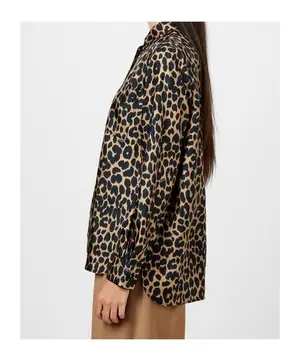 Max Mara Etna Long-sleeved Printed Shirt