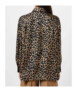 Max Mara Etna Long-sleeved Printed Shirt