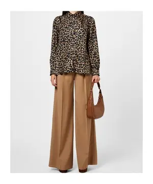 Max Mara Etna Long-sleeved Printed Shirt