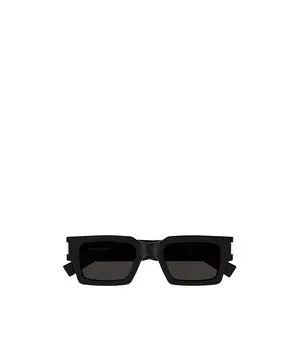 Saint Laurent Square Frame Sunglasses - Black