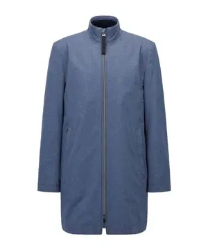 Hugo Boss Simple Coat - Blue