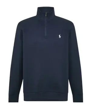 Polo Ralph Lauren Logo Zip-up Sweatshirt - Black