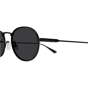 Saint Laurent Oval Frame Sunglasses - Black