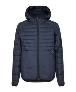 Hugo Boss Water-repellent Hooded Puffer Jacket With Reflective Detail