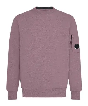C.P. COMPANY Lens Crew-neck Sweatshirt - Gray