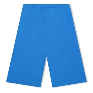 Off-White Logo Print Elastic Waist Drawstring Shorts