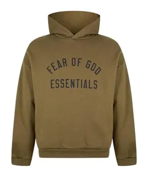 Fear Of God Logo Hooded Sweatshirt
