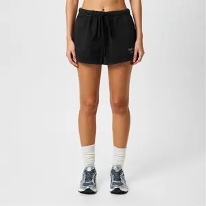 Fear Of God Elastic Waistband Shorts With Logo Print