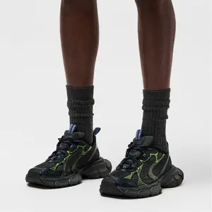 Balenciaga 3xl Low-top Casual Sneakers - Black