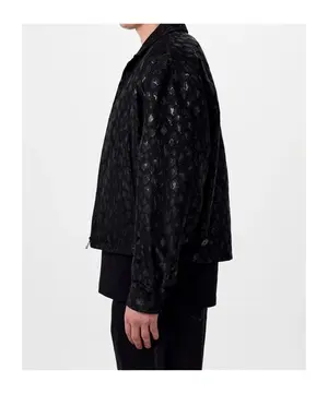 Versace Leopard Print Casual Jacket