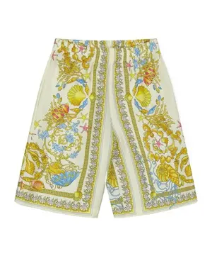 Versace Printed Elastic Waist Shorts