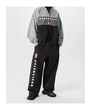 Balenciaga Zip-up Casual Jacket With Logo Detail