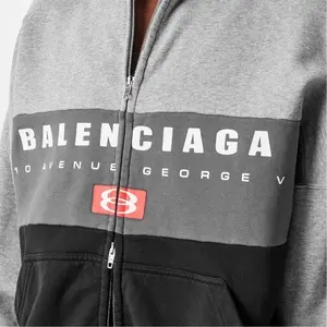 Balenciaga Zip-up Casual Jacket With Logo Detail