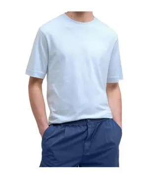 Barbour Moonwell Crew Neck T-shirt - Bleached Blue