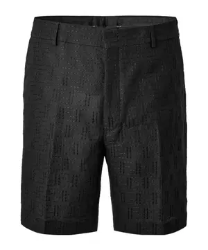 Fendi Linen Shorts - Black