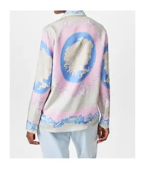 Versace Cameo Print Shirt - Blue