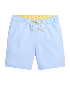Polo Ralph Lauren Embroidered Pony Swim Trunks - Blue