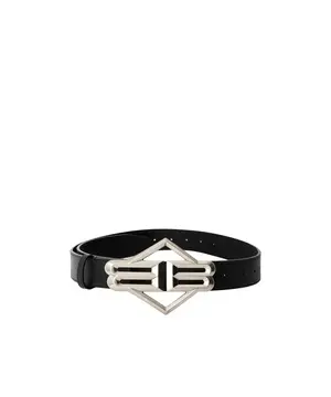 Balenciaga Logo Belt - Black