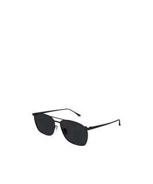 Saint Laurent Saint Laurent Full Frame Pilot Sunglasses Black